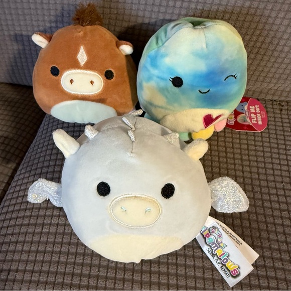 Squishmallows | Toys | Nwt Squishmallow 5 Flipamallow Bundle Of 3 Kenny ...